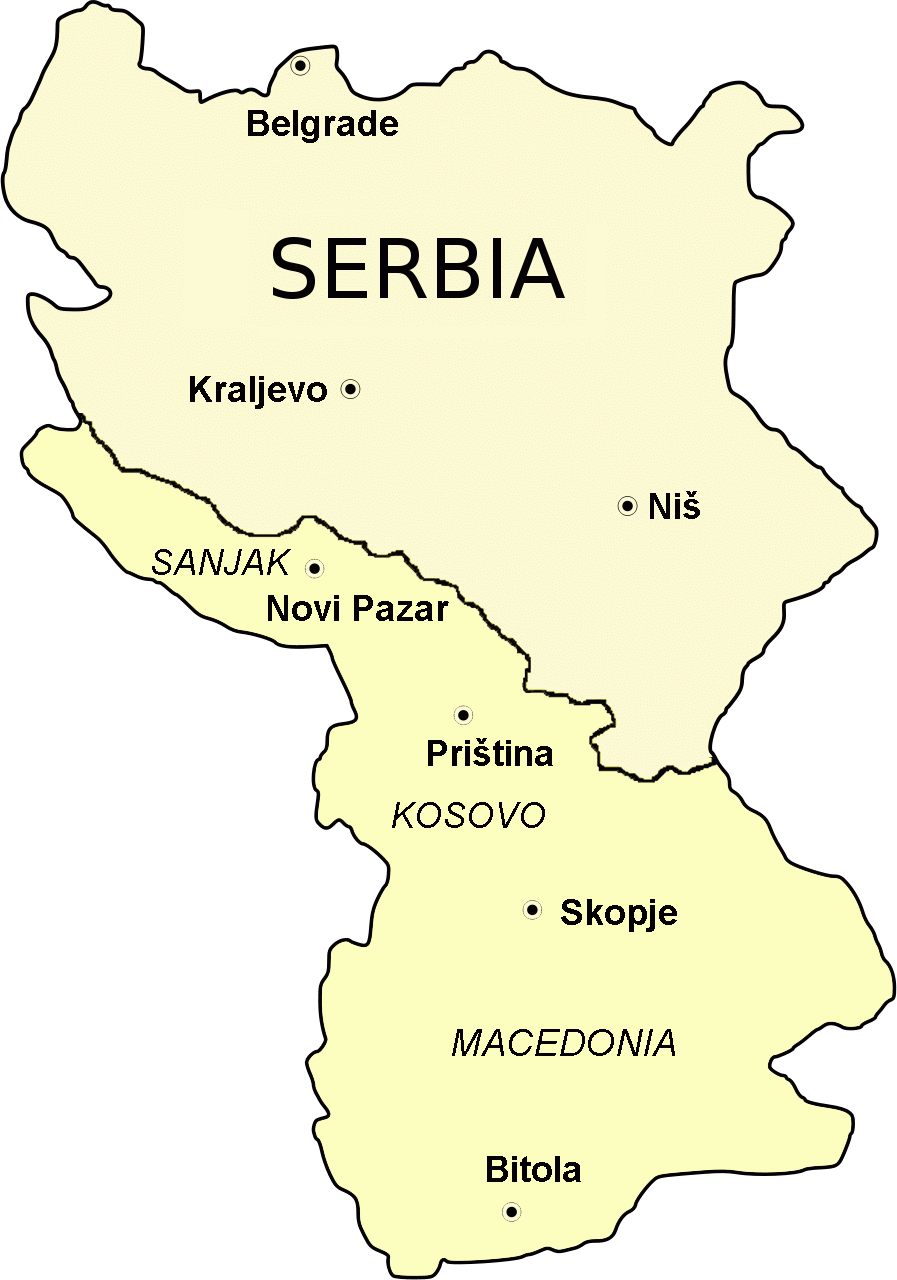 A map showing Serbian expansionism from 1830-1919. – Balkan Academia
