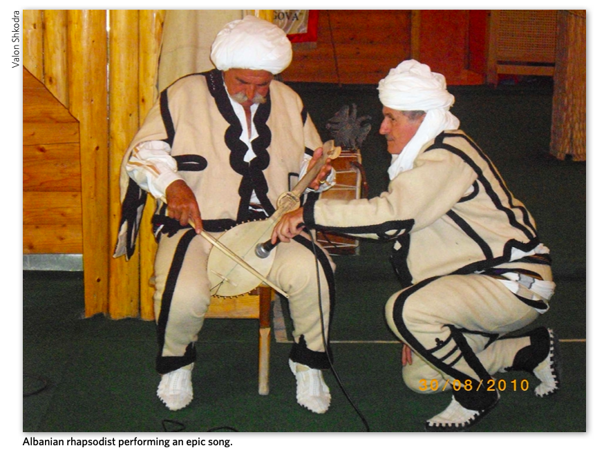 The Albanian lahuta is at least 360 years old, according to Lahutar Isë ...