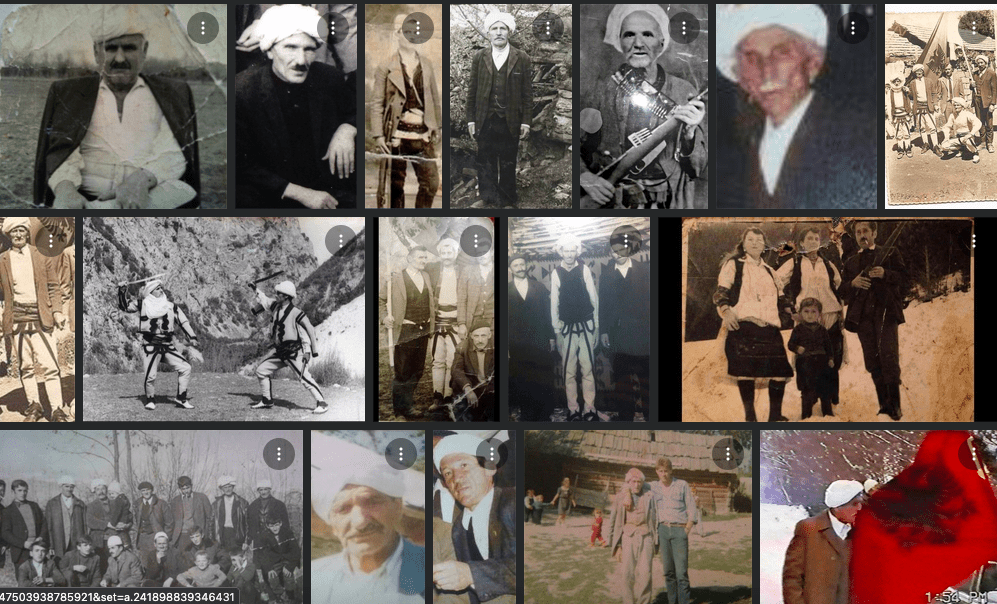 Photos of various Albanian highlanders (malesor) from Rugova – Balkan ...