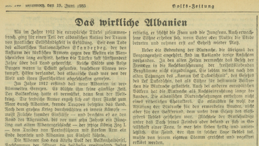 German paper in 1935: Marko Boçari (Marko Bozzari), Andreas Miaoulis ...