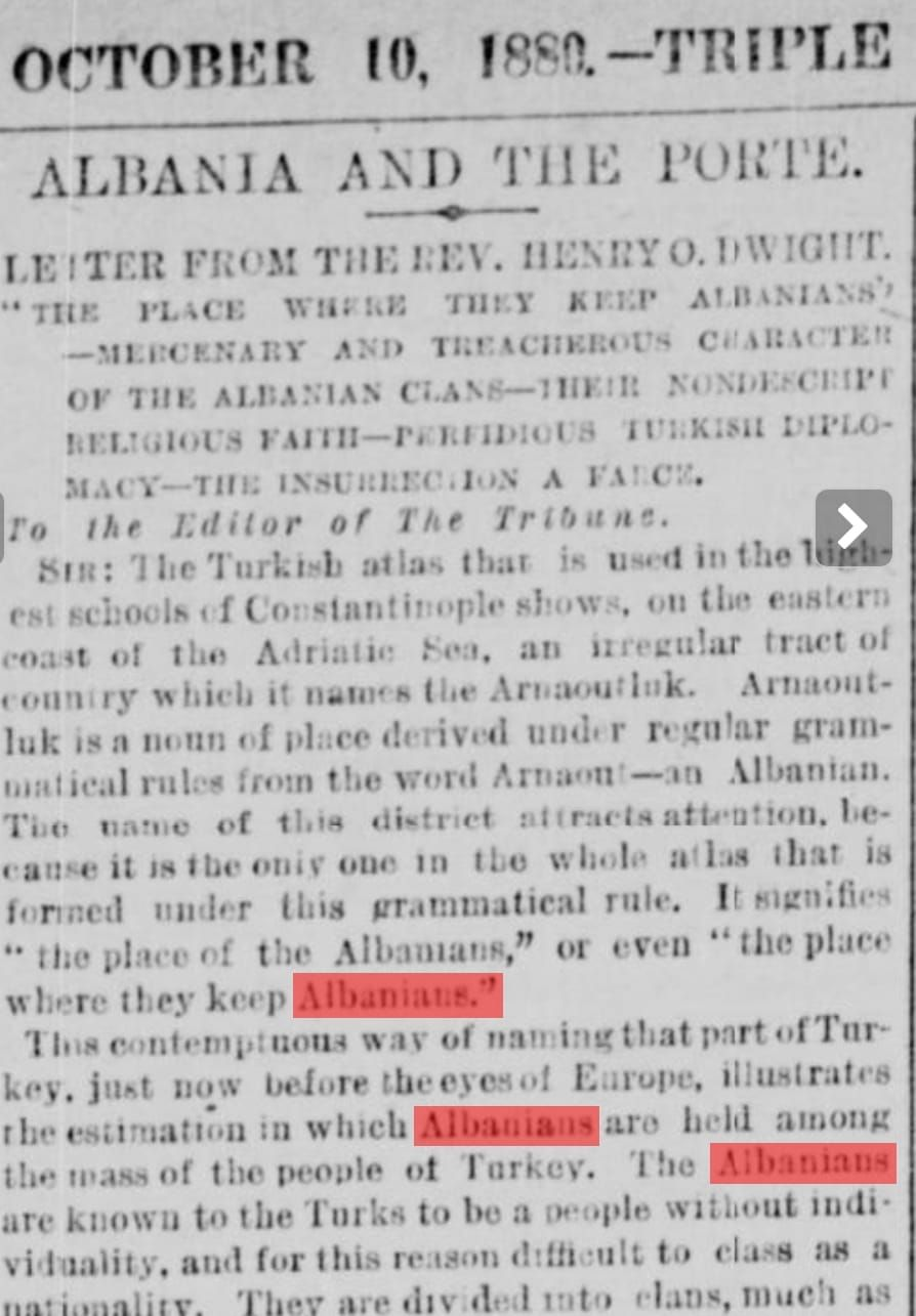 Albanian and Arnaoutluk according to American missionary Henry Ottis ...
