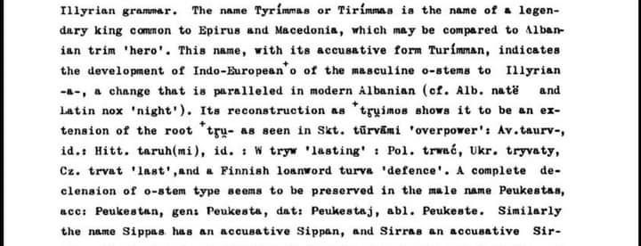 Illyrian onomastics as evidence of Indo-European grammatical ...