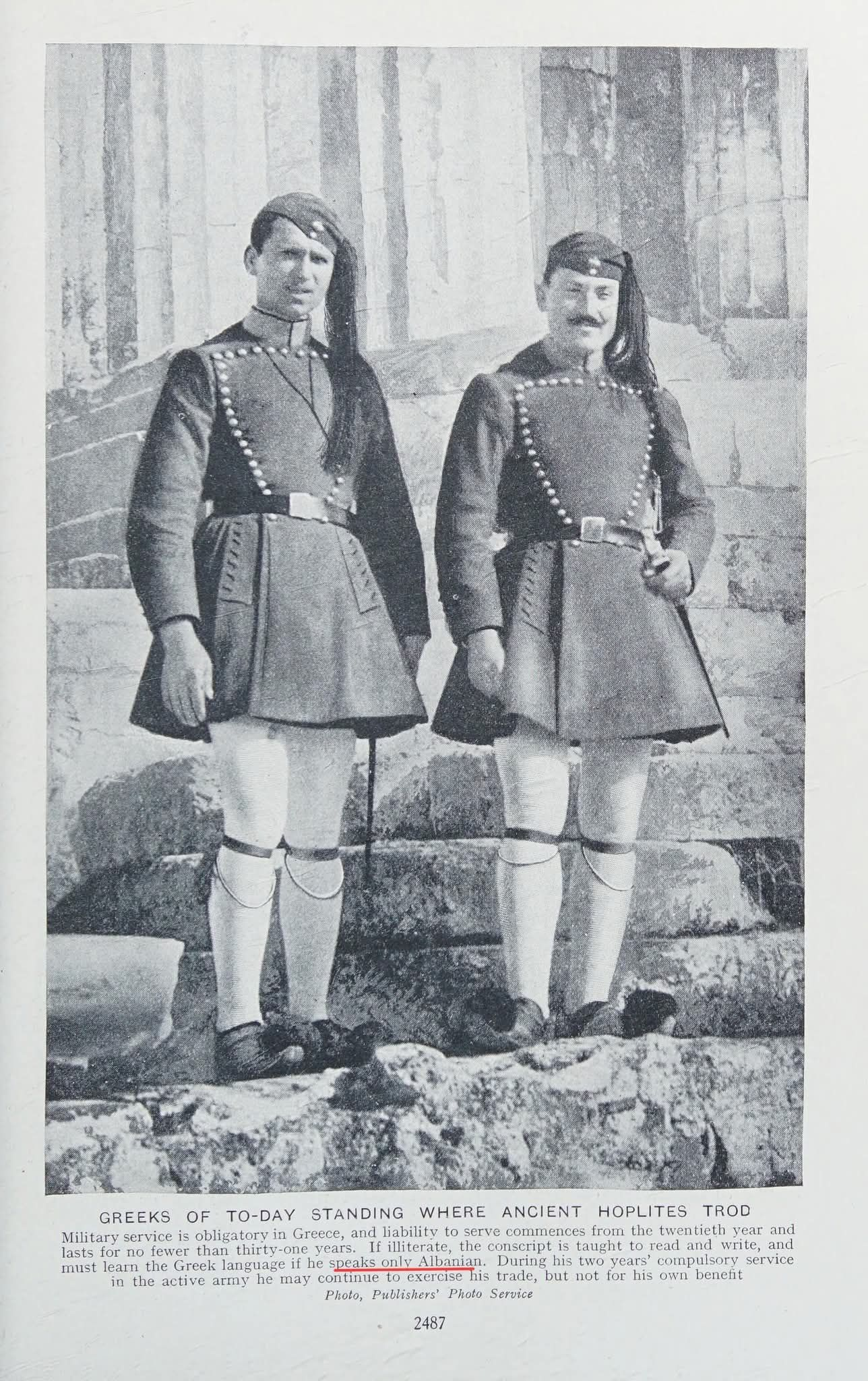 Historical document from 1922 states that Greek soldiers spoke only ...